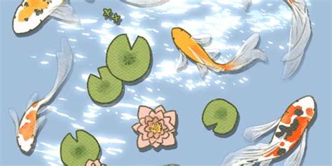 비단 잉어 스티커 굿노트 냥쥐 곳간