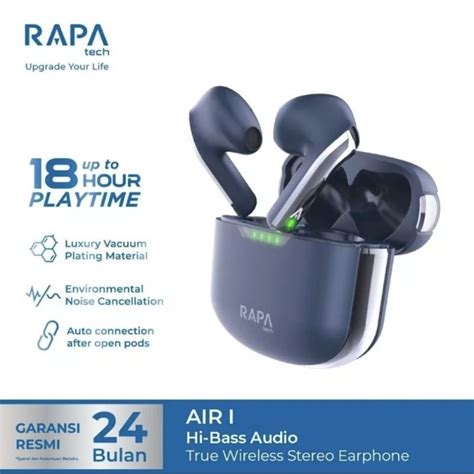 Jual Rapa Tech Tw Tws Earphone Bluetooth Auto Connect After
