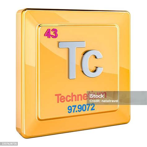 테크네튬 Tc 주기율표에서 숫자 43을 가진 화학 원소 기호 3d 렌더링 0명에 대한 스톡 사진 및 기타 이미지 0명 3차원 형태 Technetium Istock