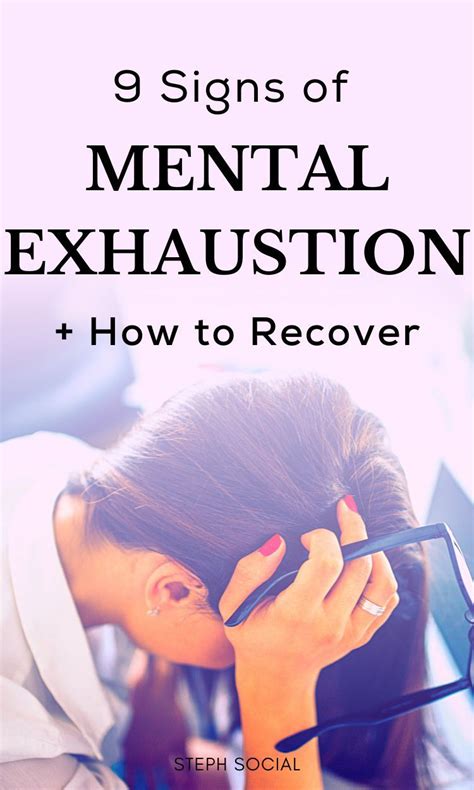 10 Signs Of Mental Exhaustion Symptoms Recovery Tips Artofit