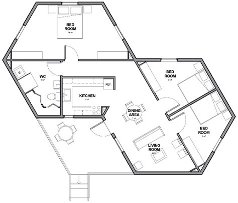 Architects For Society Creates Low Cost Hexagon Refugee Houses