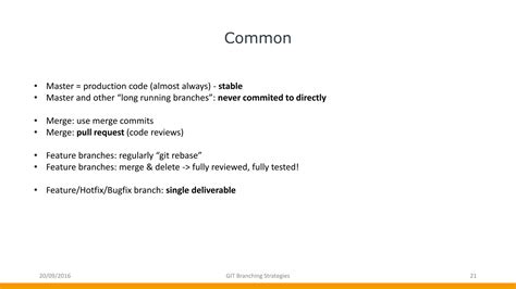 Git Branching Strategies Ppt