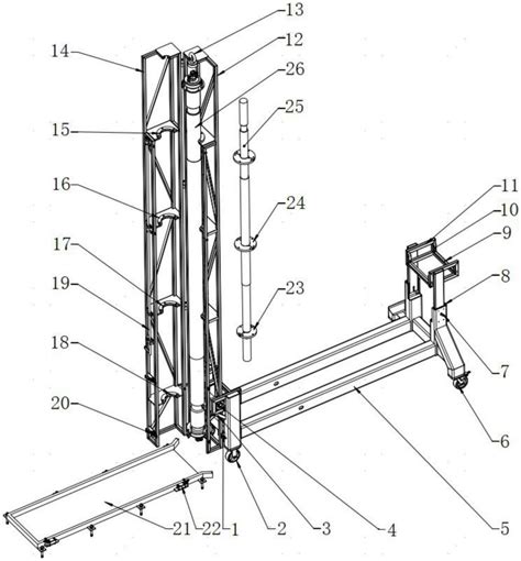 一种应用于大尺寸光纤预制棒的翻转运输车的制作方法