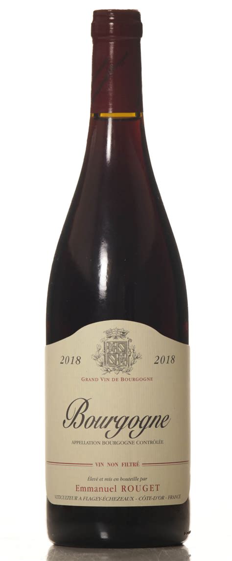 Buy Emmanuel Rouget Bourgogne Rouge 2018 Online Vineut Rare And Vintage