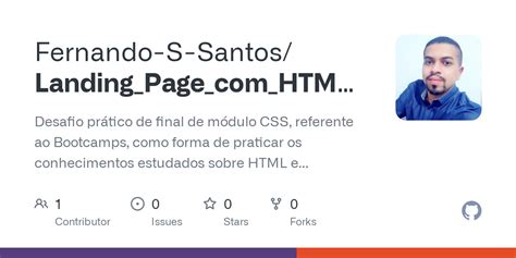 Github Fernando S Santoslandingpagecomhtmlecss Desafio Prático