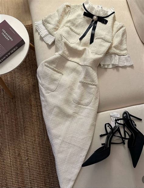 پیراهن شانل زنانه لاکچری مزون بورسا