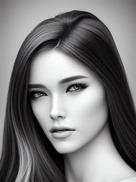 Download Generated Woman Face Royalty Free Stock Illustration Image