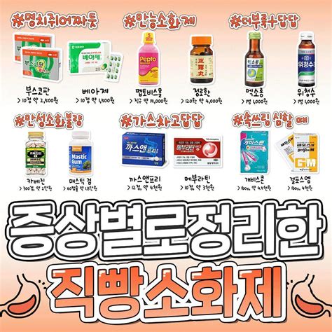 증상별 효과직빵 소화제 추천 건강식품 피부관리 제품 건강증진