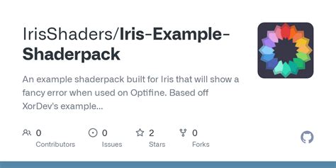 Github Irisshadersiris Example Shaderpack An Example Shaderpack