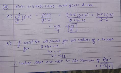 suppose that the functions h and g are defined as follows h x 5 g x