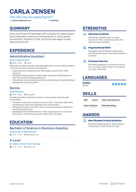 3 sql developer cv examples for 2023