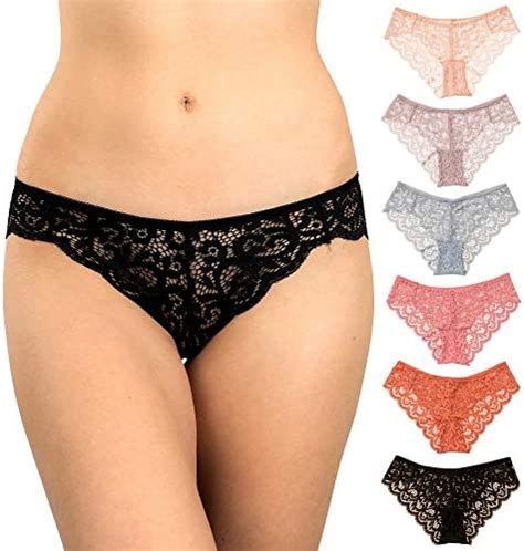 Alyce Intimates Pack Of 6 Womens Lace Bikini Pricepulse