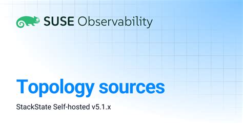 Topology Sources SUSE Observability