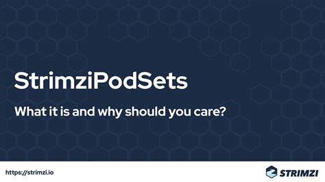 StrimziPodSets What It Is And Why Should You Care YouTube