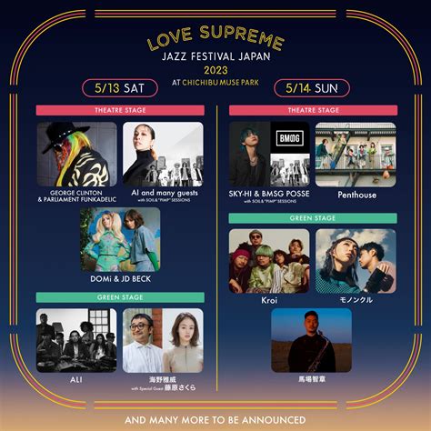 Love Supreme Jazz Festival Japan On Twitter ／ 第2弾出演アーティスト発表💖 🌟5