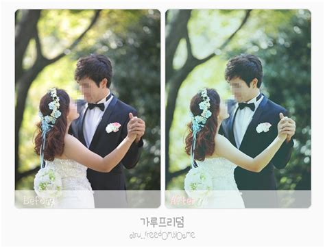 【포토샵】 웨딩사진보정 무료로 해드려요 네이버 블로그