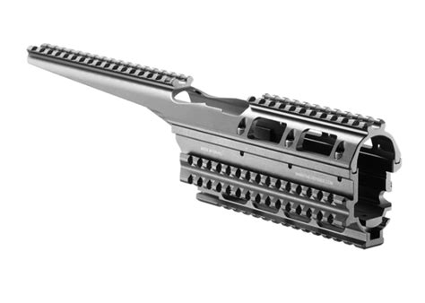 Garde Main Tactique Aluminium 4rail Picatinny Etrail Pour Ak 47 Rivolier