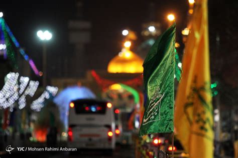 آذین بندی و چراغانی حرم رضوی در شب میلاد امام حسن عسکریع