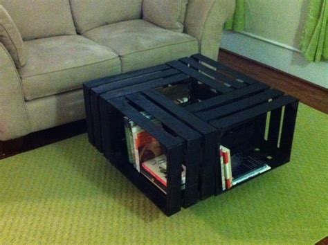 Diy Crate Coffee Table