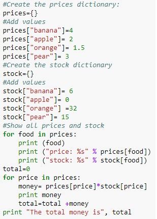 Python Basics Dictionaries
