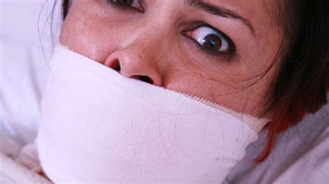 Tabatha Douglas Is A Triple Panty Gagged Heavily Roped Up Then