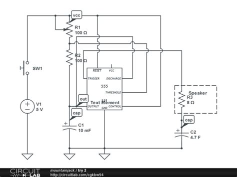 555 Code Practice Oscillator Try 2 Checks Out CircuitLab
