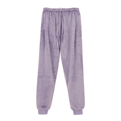 Jgtdbpo Fuzzy Pants For Women Winter Cozy Lounge Pants Warm Soft Fleece