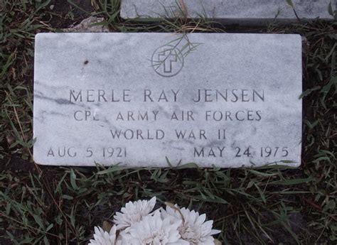 Merle Ray Jensen 1921 1975 Find A Grave Memorial