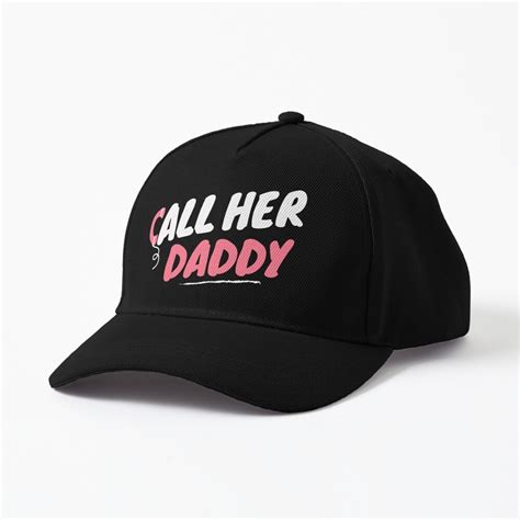 Call Her Daddy Hat Call Her Daddy Pink White Cap Call Her Daddy