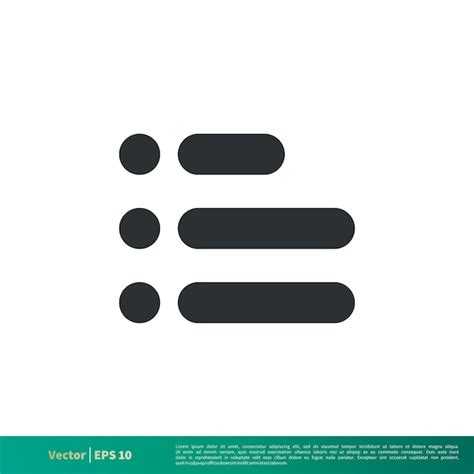 메뉴 인터페이스 Ui 아이콘 벡터 로고 템플릿 일러스트 디자인 벡터 Eps 10 프리미엄 벡터