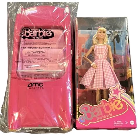 Amc Barbie Corvette Car Popcorn Plus Barbie Doll World Of Treasures