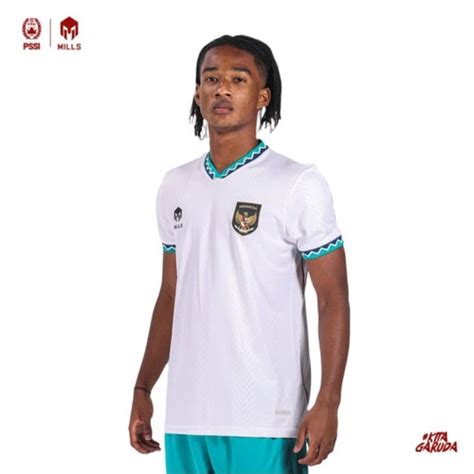 Jual JERSEY TIMNAS INDONESIA AWAY 2022 2023 MILLS REPLICA VERSION