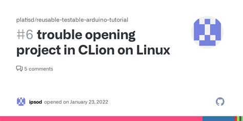 Trouble Opening Project In Clion On Linux Issue Platisd Reusable