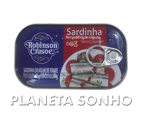 Sardinha Robinson Crusoe C Tomate 84g Planeta Sonho Delicatessen