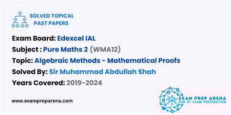 Mathematical Proofs Exam Prep Arena