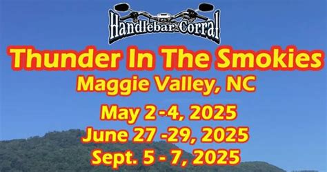 2025 Thunder In The Smokies Summer Motorcycle Rally Cyclefish
