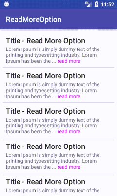 Readmoreoption Convert Your Textview In Expand Codekk Androidopen
