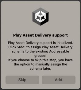 Install Addressables For Android Package Addressables For Android 1 0 2