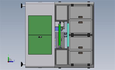 全自动气密检测设备检测手机CG玻璃模组密封性 SOLIDWORKS 2016 模型图纸下载 懒石网