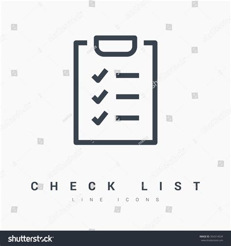 Task Line Icon Images Stock Photos Vectors Shutterstock