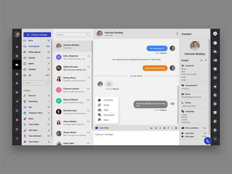 Conversation Part Of Chatbot Website Ui Ux Design By Fidan