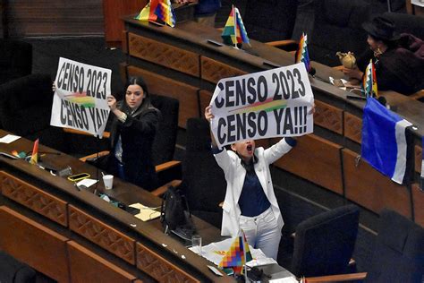 Críticas A Arce Por Omitir El Conflicto Por El Censo En Su Informe De