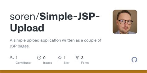 Github Sorensimple Jsp Upload A Simple Upload Application Written