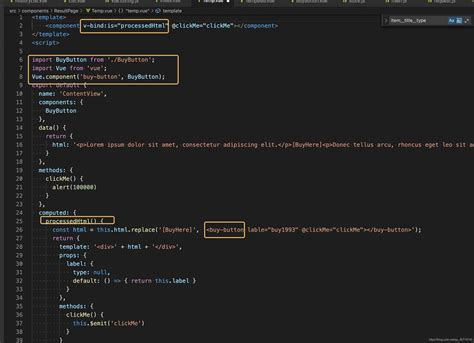 Vue V Html 字符串 动态 渲染模版 V Html 动态组件 添加事件vue2 V Html如何渲染事件 Csdn博客