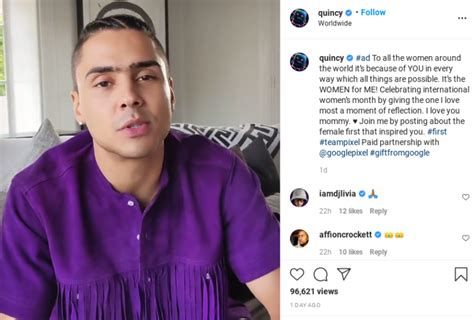 The Love That You Have For Your Mommy Is Beautiful Quincy Brown