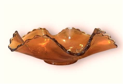 Wavy Glass Bowl From Dugan 1907 For Sale At Pamono