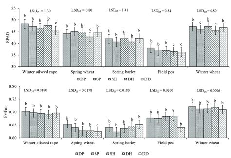 Tillage Intensity Effect On Spad And Fvfm In Crop Rotation Plants
