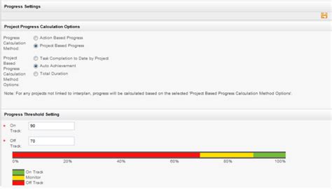 Progress Calculation