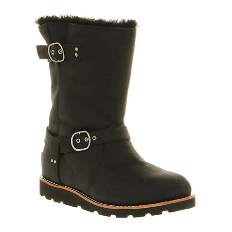 Ugg Womens Noira Boots Black 10 Herefegederi
