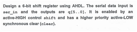 Solved How To Use Altera Hardware Description Language Ahdl Chegg